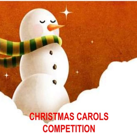 Christmas Carols Competition | PPTX