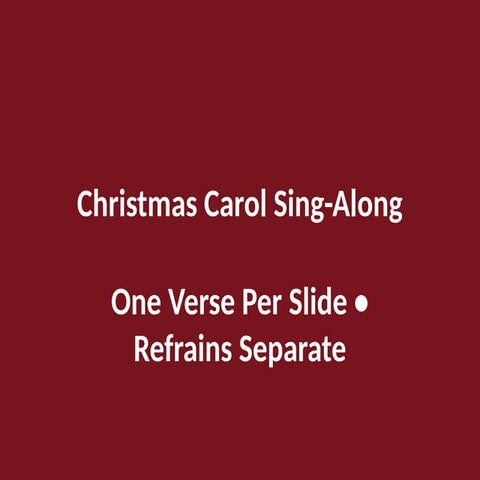 Hark The Herald Angels Sing | PPTX