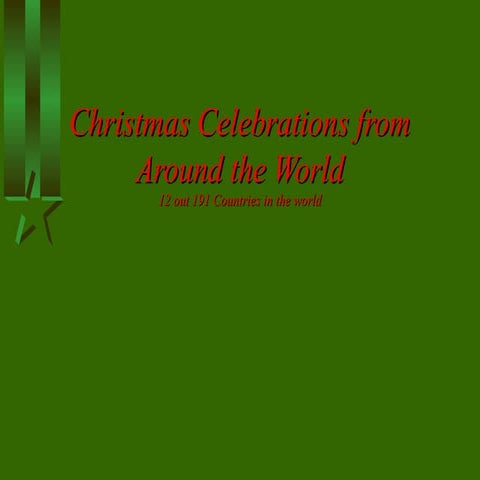 Christmas around the world | PPT