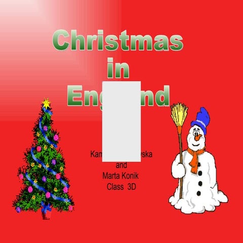 Christmas In England | PPT | National & Civic Holidays | Holidays