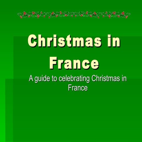 Christmas in France | PPT