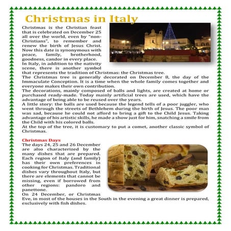 Christmas in England & Italy by Devaunte & Moncef | PPT