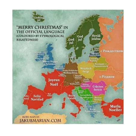 Christmas in many languages europe | PDF