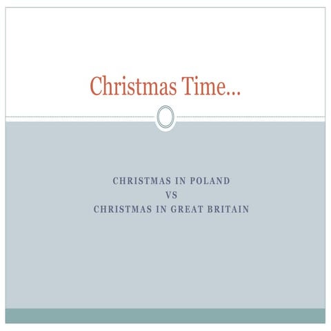 Christmas in Poland vs Christmas in United Kingdom | PPT