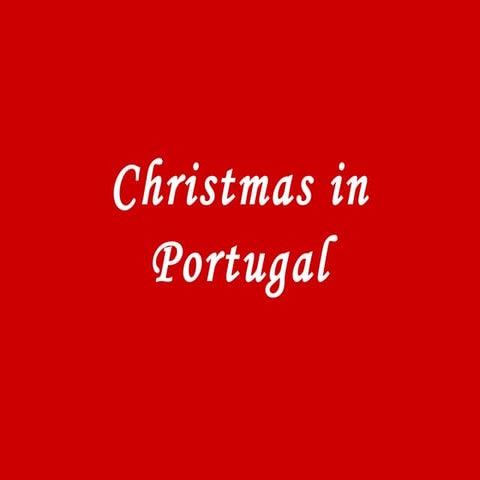 Christmas in Portugal | PPT