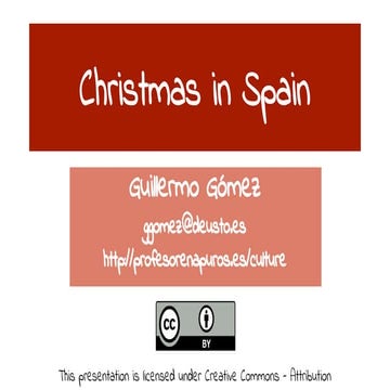 Christmas in Spain | PPT
