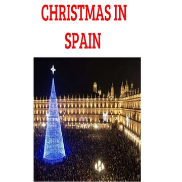 Christmas in spain | PPT