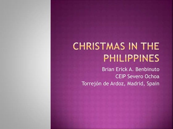 Christmas and New Year in The Philippines | PPT