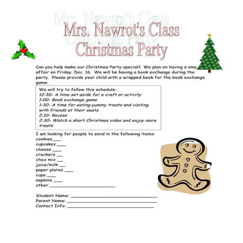 Christmas party | DOC