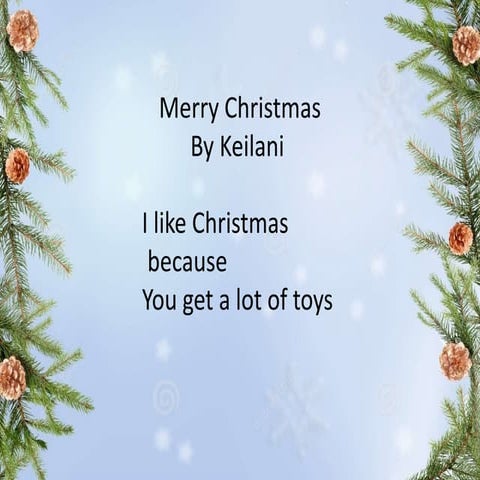 Christmas poem show | PPTX