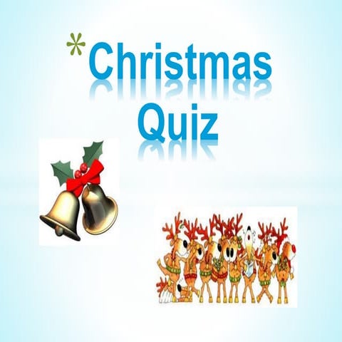 Christmas quiz | PPT