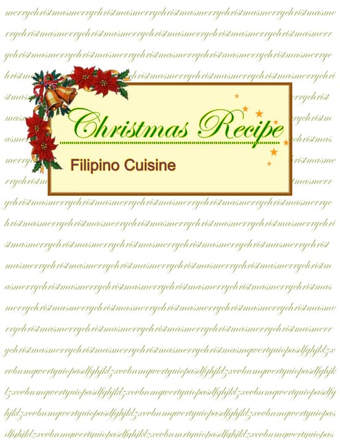 DR Dinner TDH Menu 1 | PPT