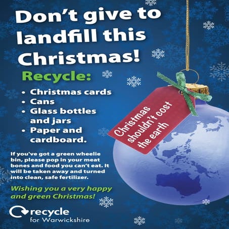 Christmas Recycling Poster | PDF