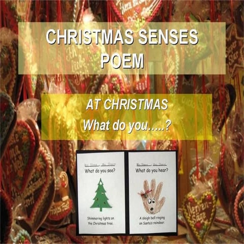 Christmas senses poem(2) | PPT
