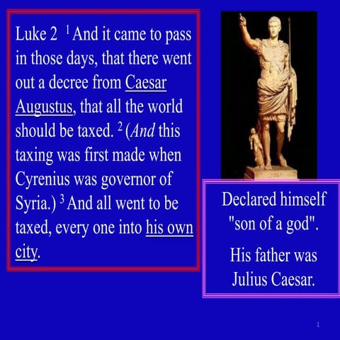 The Birth of Jesus Reader's theater script | PDF