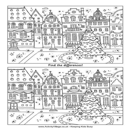 Christmas street find_the_differences | PDF