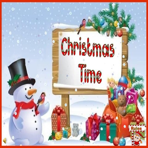 Christmas Time- A Memory Game for practicing ESL vocabulaty.ppt