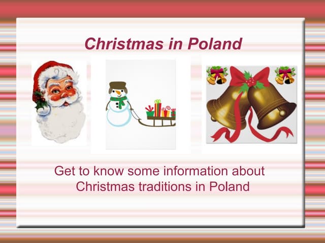 Polish traditions by group1 | PPTX