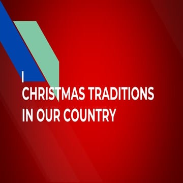 Christmas traditions in Spain | PPTX