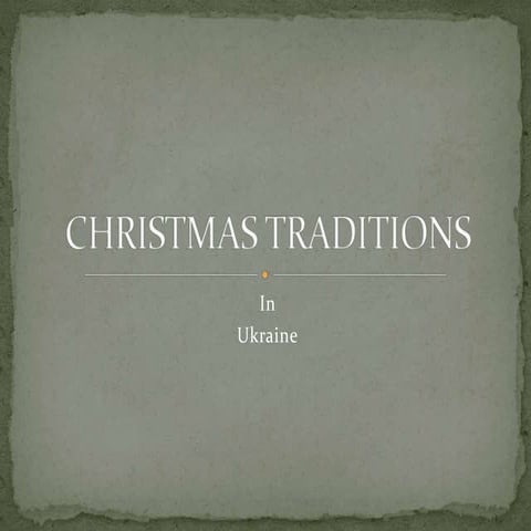 Christmas traditions | PPT