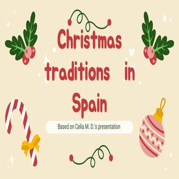 Spanish Christmas Traditions | PPT