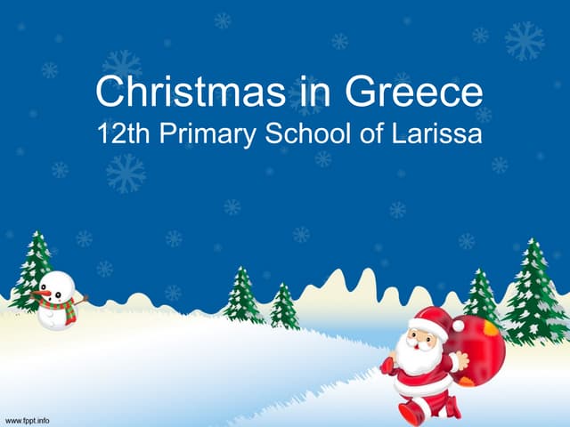 Christmas in Greece | PPS