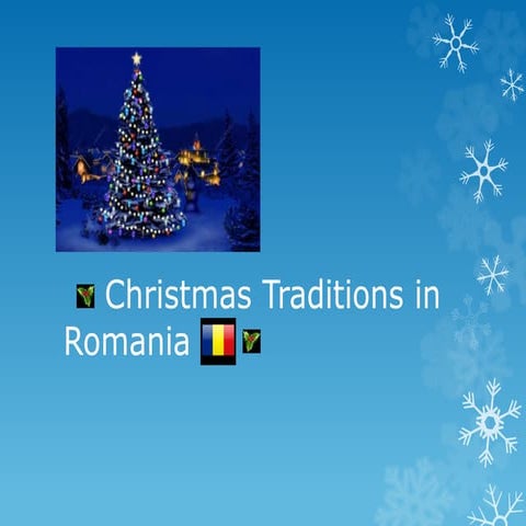Christmas Traditions in Romania | PPTX