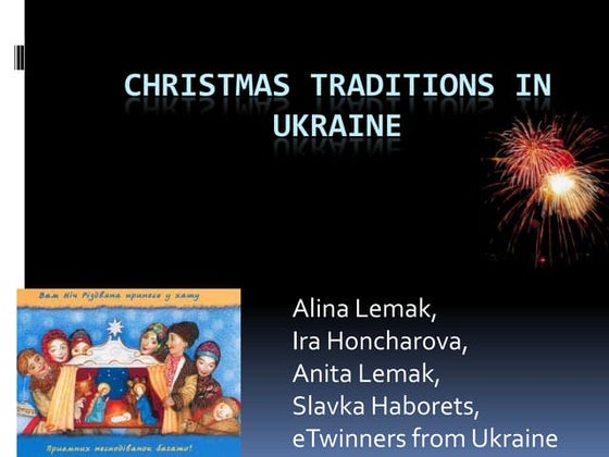 Christmas traditions in ukraine | PPT
