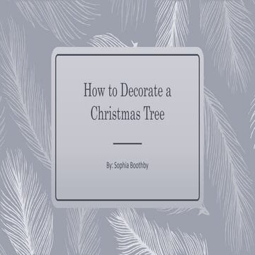 Christmas tree powerpoint | PPT