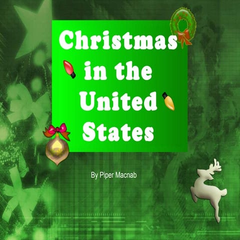 Christmas usa | PPT | National & Civic Holidays | Holidays
