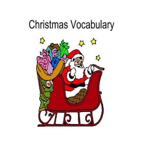 Christmasvocabulary | PPT