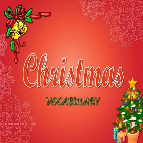 Christmas vocabulary game | PPTX