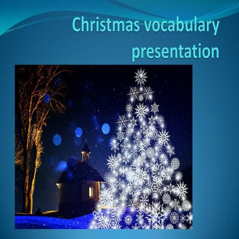 Christmas vocabulary presentation | PDF