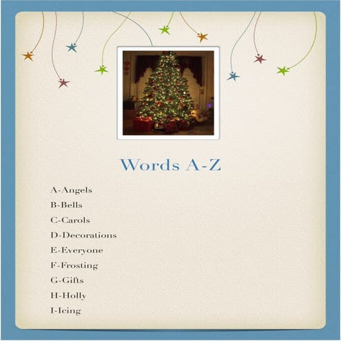 Christmas word A-Z | PDF