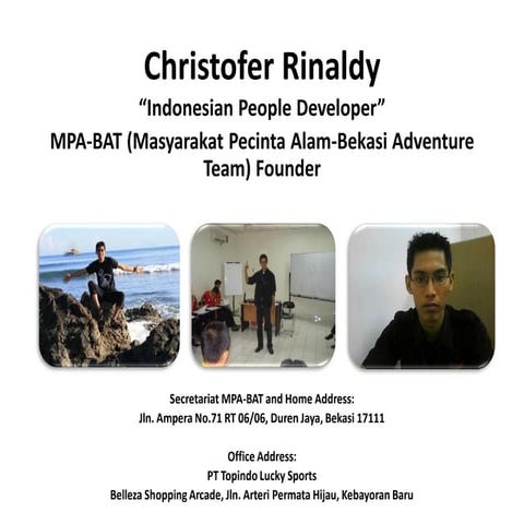 Christofer Indonesian People Developer | PDF