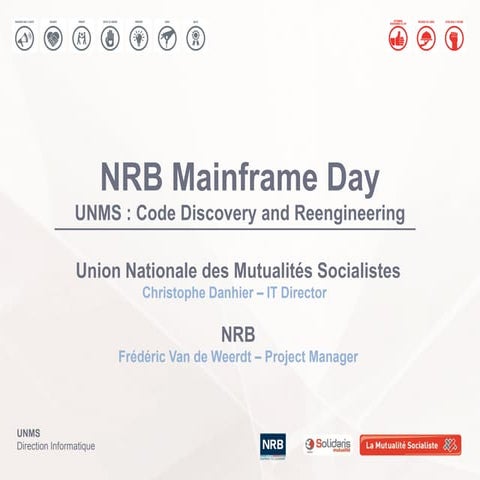 UNMS-NVSM: Code Discovery and Reengineering (Ch. Danhier & F. Van de ...