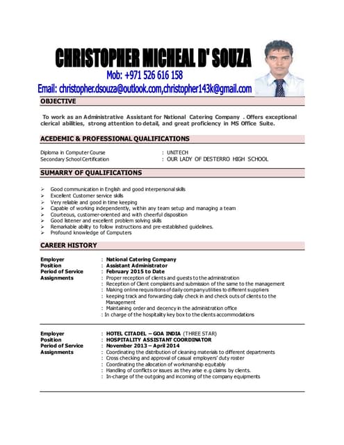 Berenice resume 8.15noaddre. | PDF