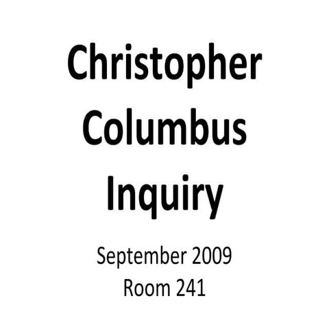 Christopher Columbus | PPT