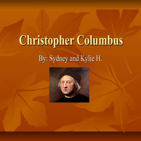 Christopher columbus | PPT