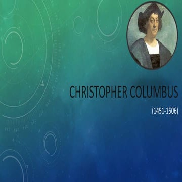 Powerpoint presentation 1 Christopher Columbus | PPTX