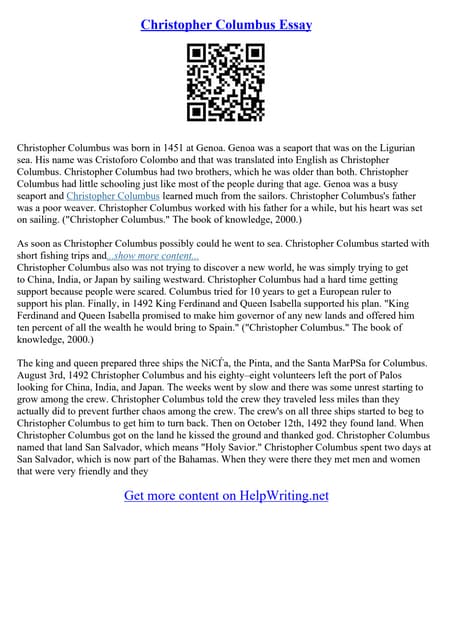 Columbus presentation | PPT