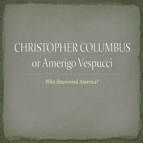 Christopher columbus power point | PPT