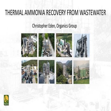 AMMONIA RECOVERY FROM WASTEWATER – TECHNOLOGY AND USES | PDF