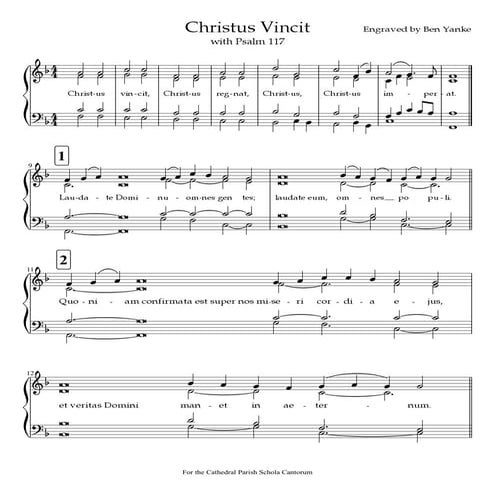 Christus vincit-with-verses | PDF