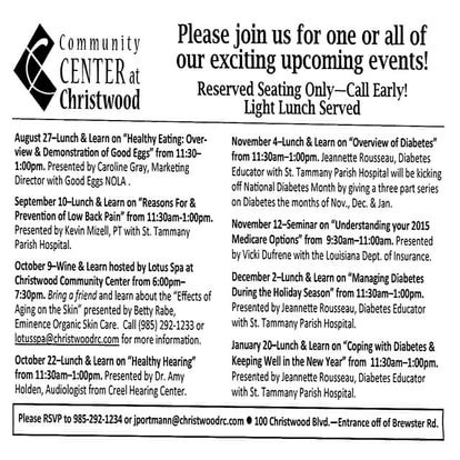 Christwood comunity center | PDF