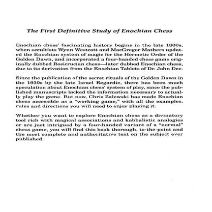 Chris Zalewski - Enochian Chess of the Golden Dawn.pdf