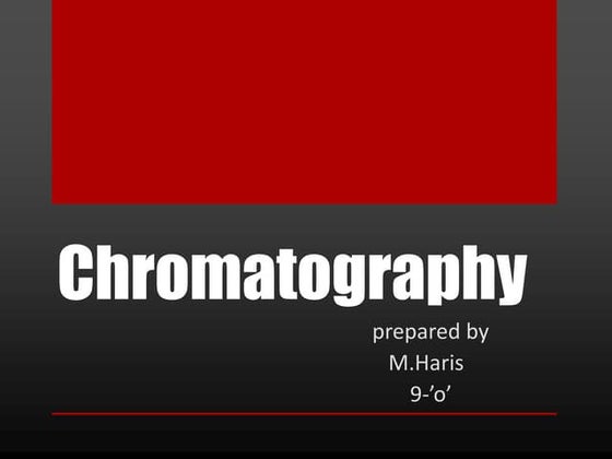 paper chromatography project class 12 | PDF | Chemistry | Science