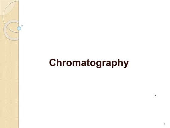 Introduction to chromatography | PDF | Chemistry | Science