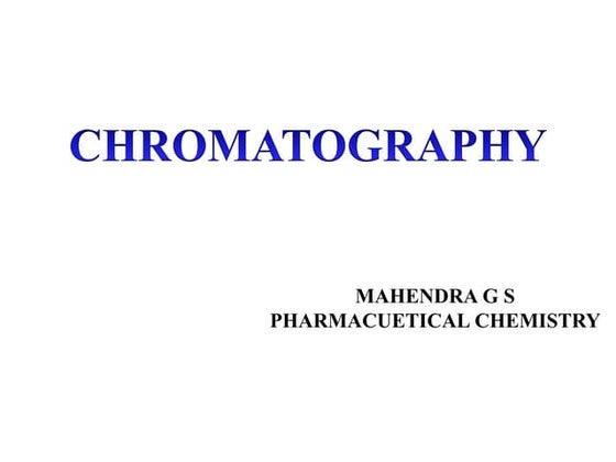 Chromatography | PPT