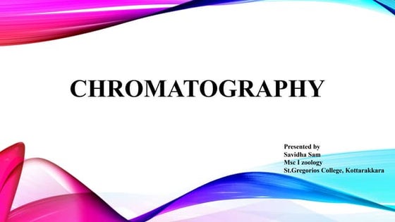 Ion pair chromatography final | PPTX | Chemistry | Science